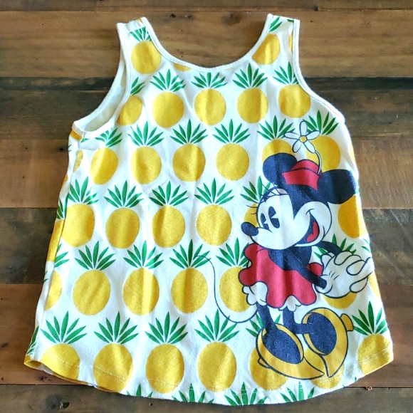 Disney | Shirts & Tops | Minnie Mouse Pineapple Tank | Poshmark
